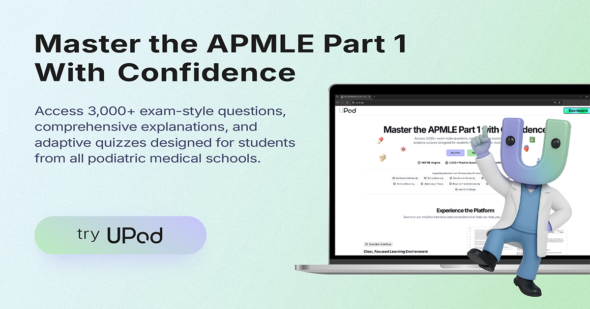 UPod APMLE Boards Part 1 Prep